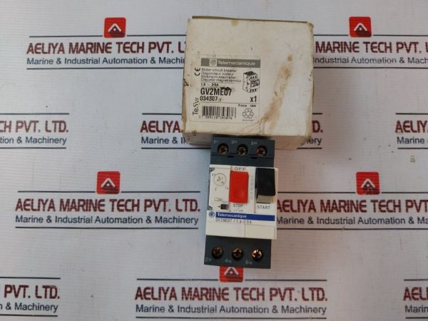 Telemecanique Gv2me07/1.6-2.5a Motor Circuit Breaker 690v 50/60hz ...