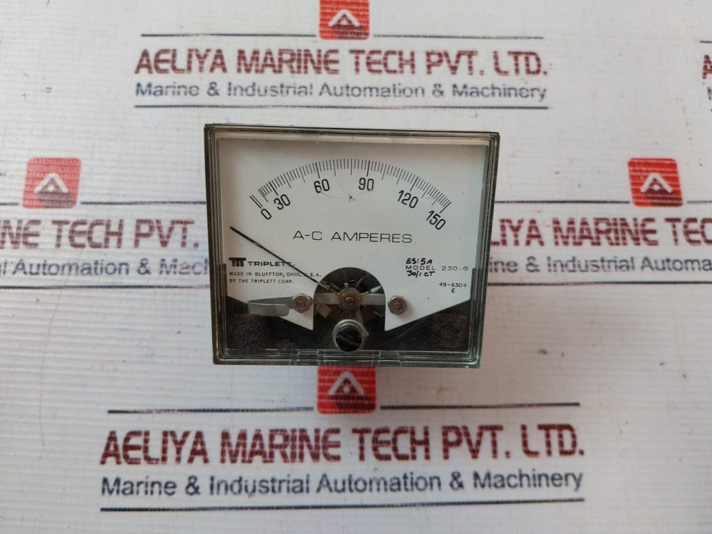 Triplett 230-g 0-150 A-c Amperes Meter - Aeliya Marine