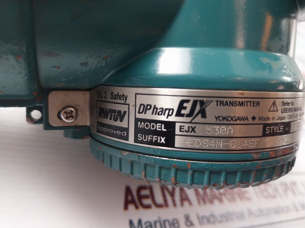 Yokogawa Ejx 530a In-line Mount Gauge Pressure Transmitter 120°c ...