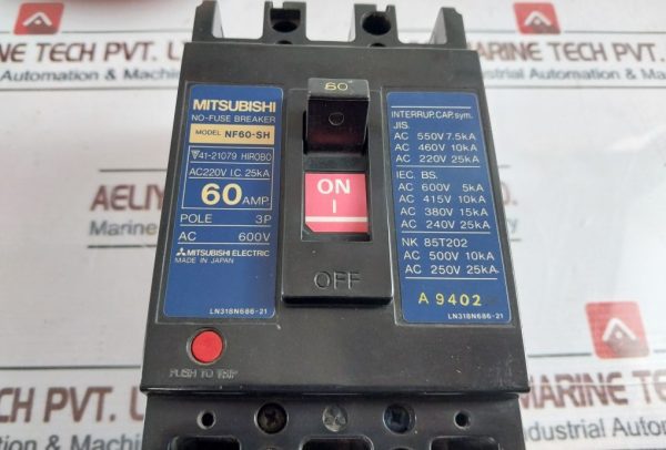 Mitsubishi Nf60-sh No-fuse Breaker - Aeliya Marine