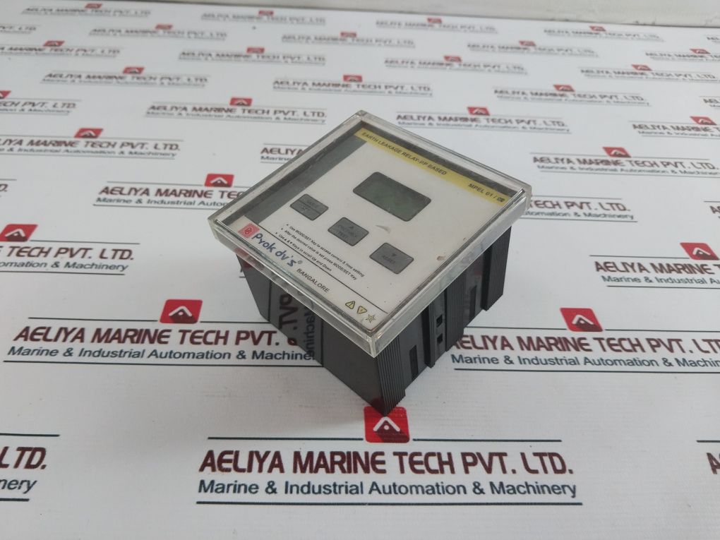 Prok Dv’s Mpel 01 Earth Leakage Relay-µp Based - Aeliya Marine