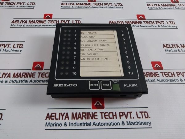 Selco M1000-24-10b Alarm Annunciator Unit - Aeliya Marine