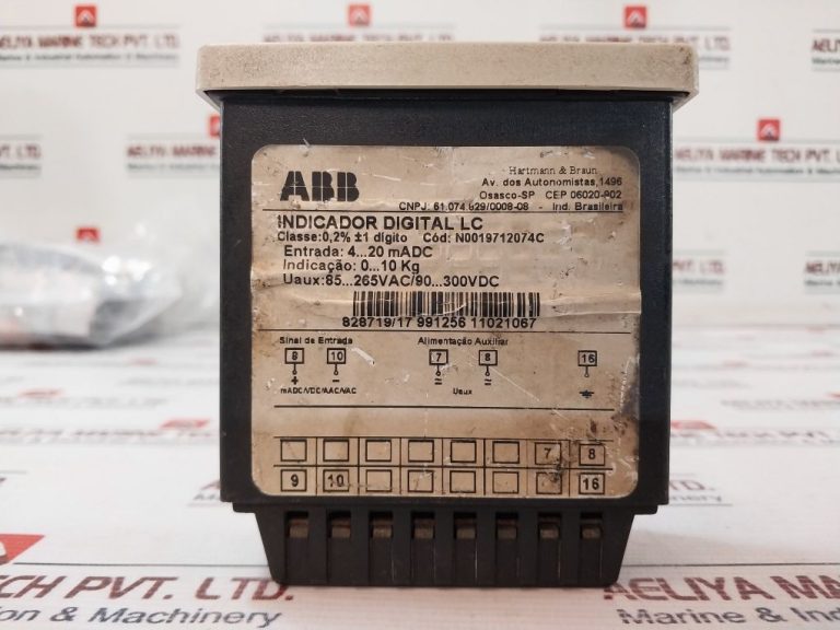 Abb Hartmann & Braun N0019712074c Lc Digital Indicator - Aeliya Marine