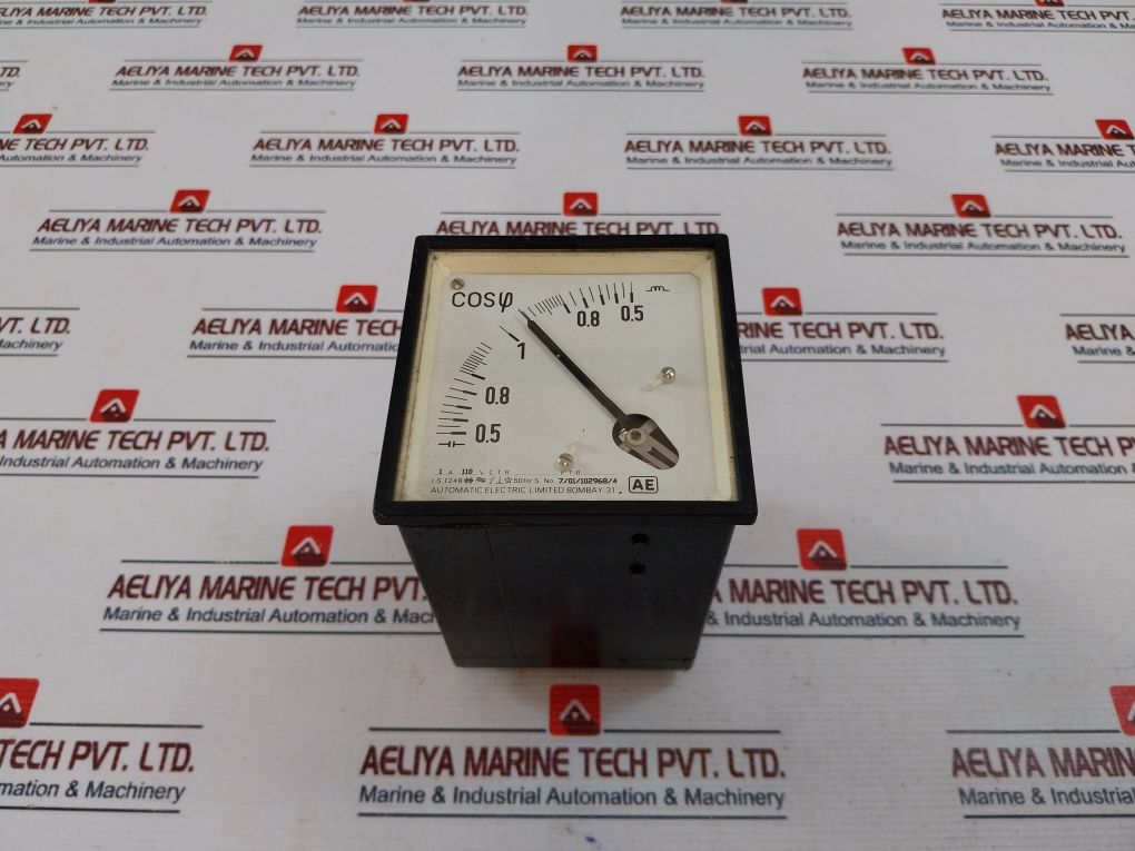 Automatic Electric 0.5-1-05 Cos Φ Power Factor Meter - Aeliya Marine