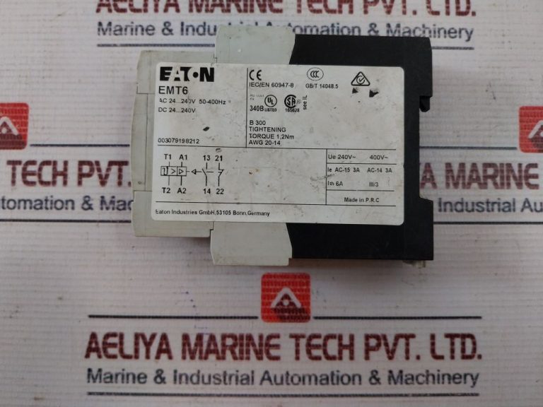 Eaton Emt6 Thermistor Overload Relay - Aeliya Marine