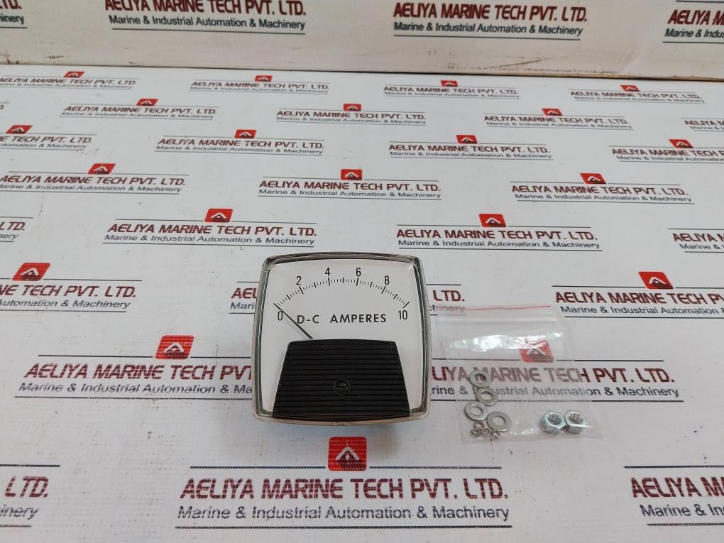 General Electric 0 – 10 D-c Amperes Panel Meter - Aeliya Marine
