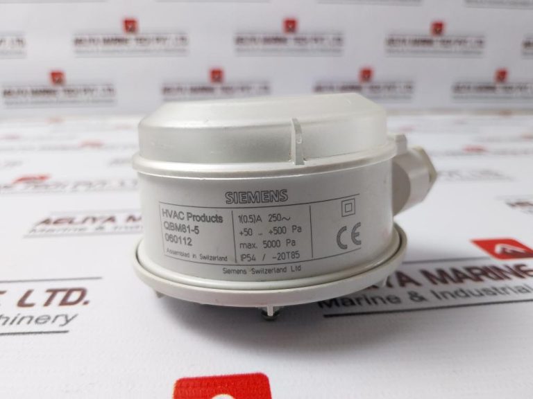 Siemens Qbm81-5 Differential Pressure Monitor - Aeliya Marine