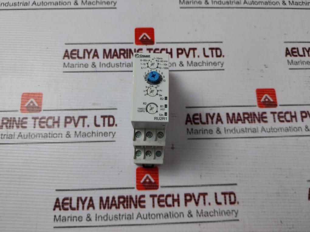 Crouzet Ru2r1 Multifunctional Delay Time Relay - Aeliya Marine Crouzet Ru2r1 Multifunctional Delay Time Relay - Aeliya Marine