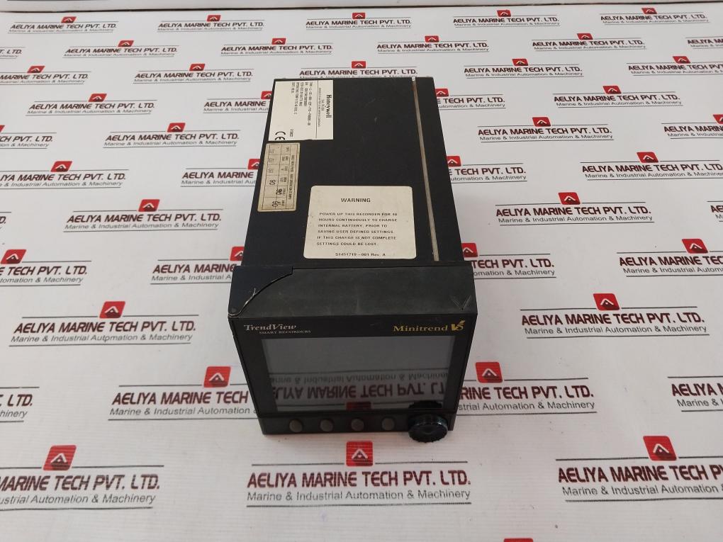 Honeywell Tvmi-ll-b2-000-e2p-f10-p00000-00 Minitrend Data Recorder ...