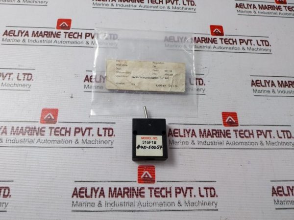 Invalco 316f1b Micro Valve - Aeliya Marine