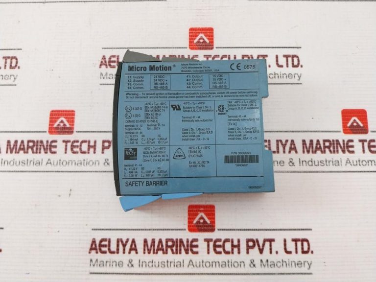 Micro Motion 3600663 Safety Barrier - Aeliya Marine