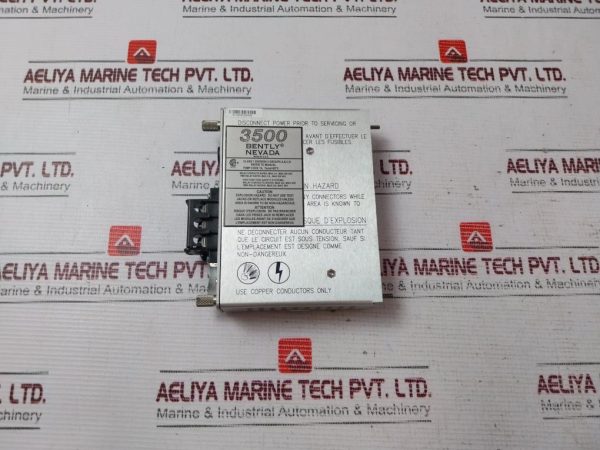 Bently Nevada 125840-01 High Voltage Ac Power Input Module 250 Vac ...