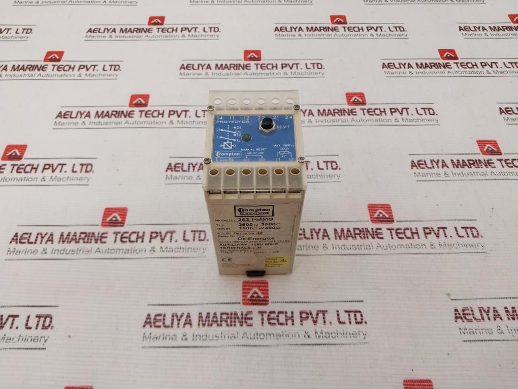 Crompton 252-pmmg Thermistor Motor Protection Relay Max 1500Ω - Aeliya ...