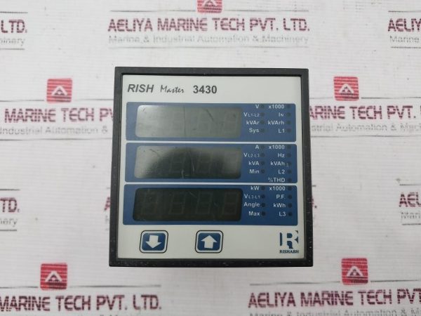 Rishabh Rish Master 3430 Multifunction Meter 45…65hz - Aeliya Marine