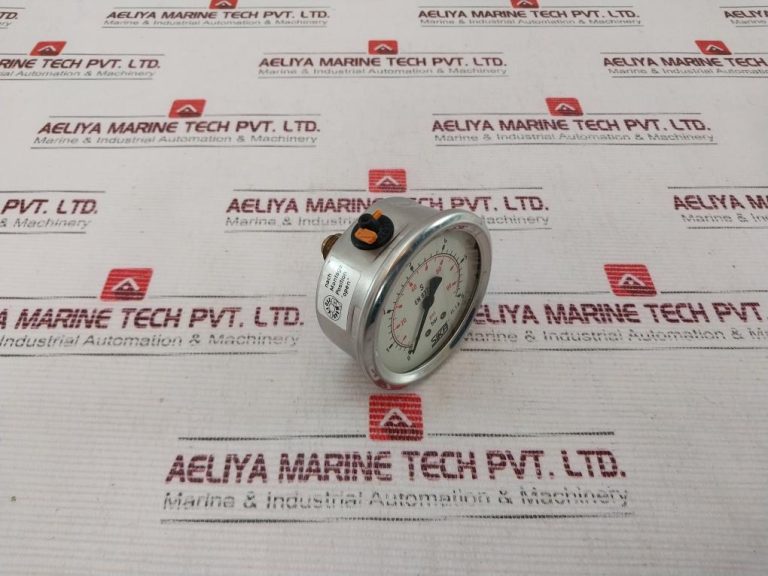 Sika En 837 Pressure Gauge 0-6 Bar - Aeliya Marine