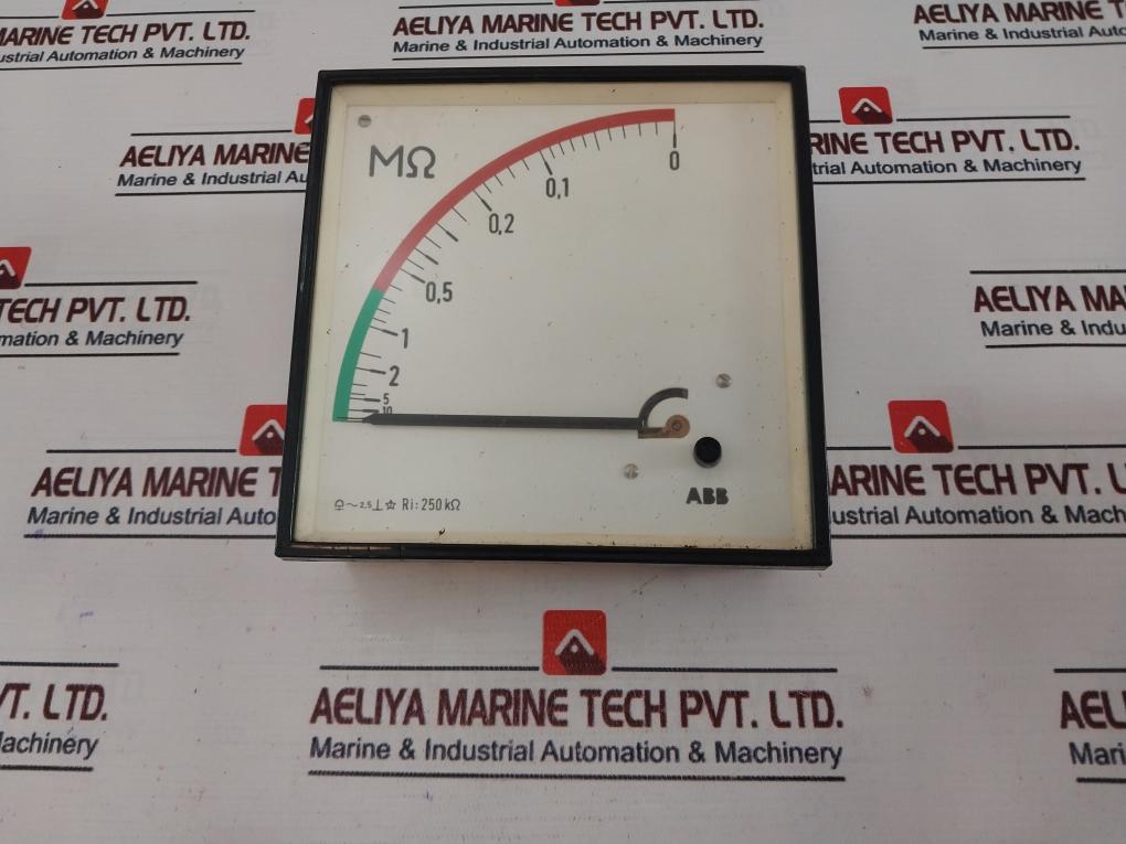 Abb Ri 250kΩ Isolation Monitor Meter - Aeliya Marine
