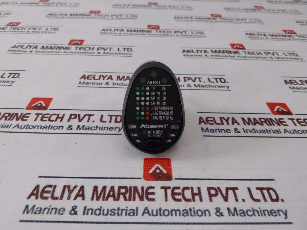 Aoben Ab1001 Electric Socket Tester 240v - Aeliya Marine