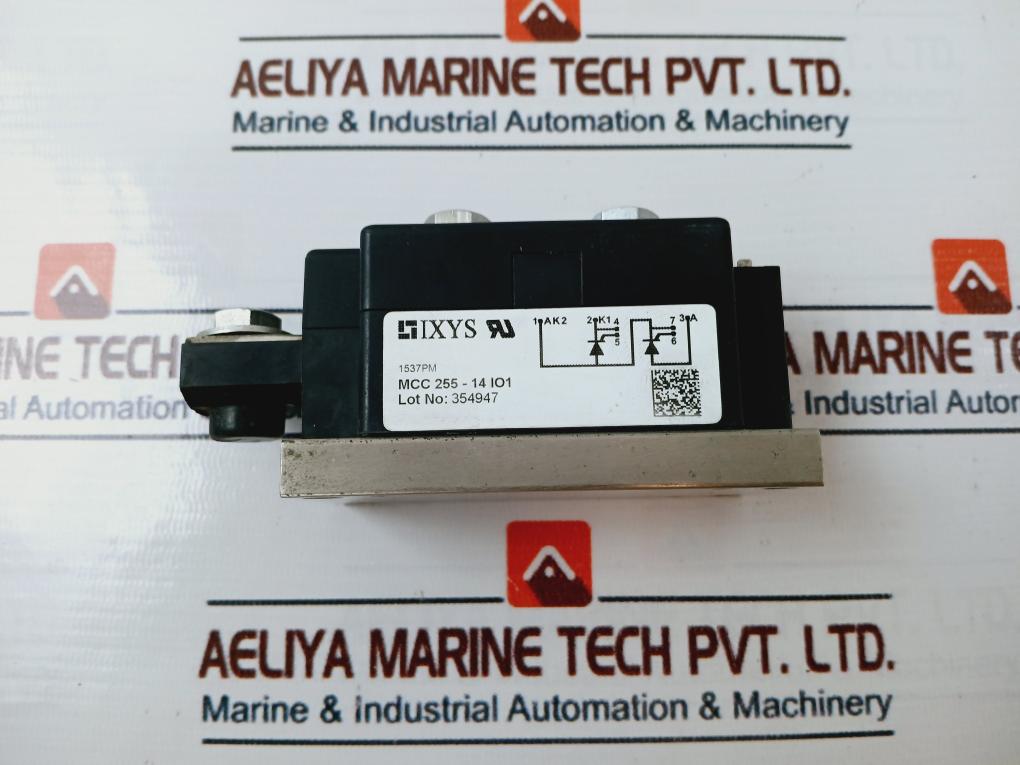 Ixys Mcc 255-14 Io1 Thyristor Module - Aeliya Marine Ixys Mcc 255-14 Io1 Thyristor Module - Aeliya Marine