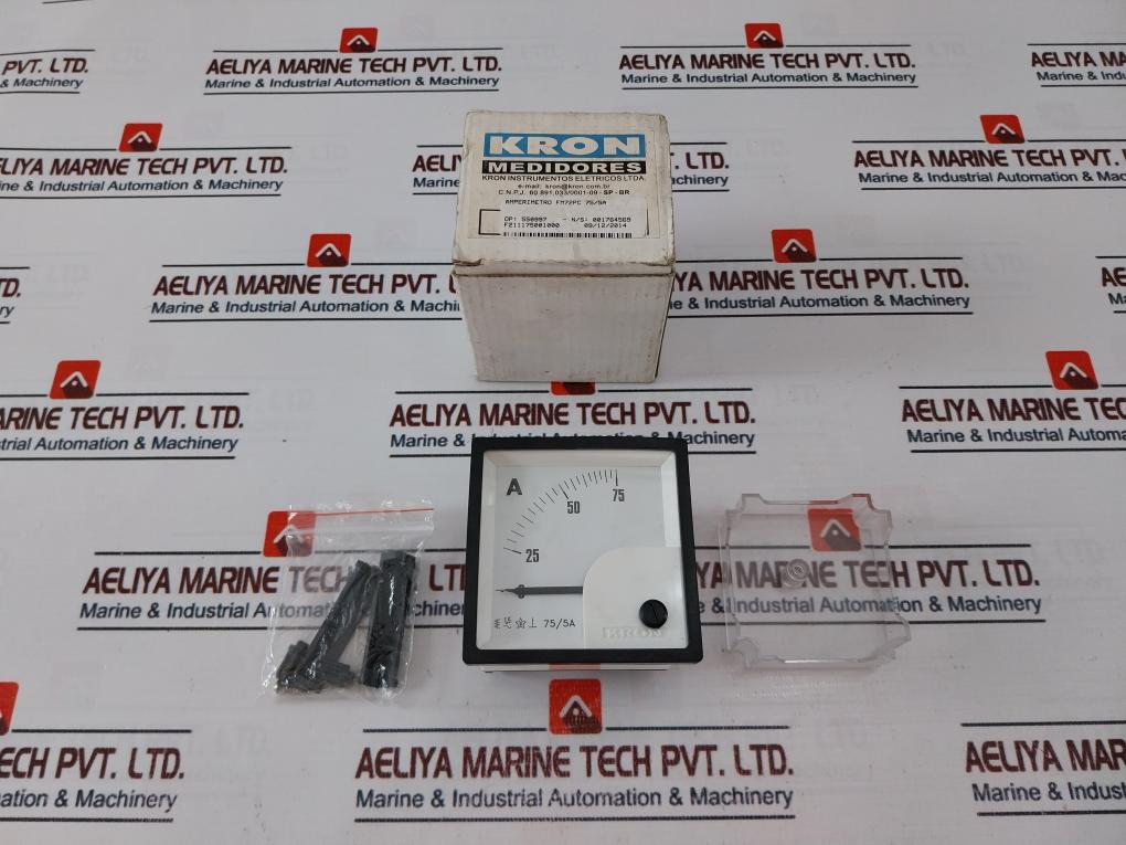 Kron Fm72pc Ammeter 0 – 75a - Aeliya Marine