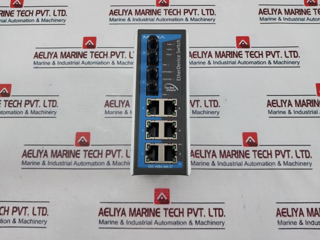 Moxa Eds-408a-mm-st-t Etherdevice Switch 24vdc - Aeliya Marine