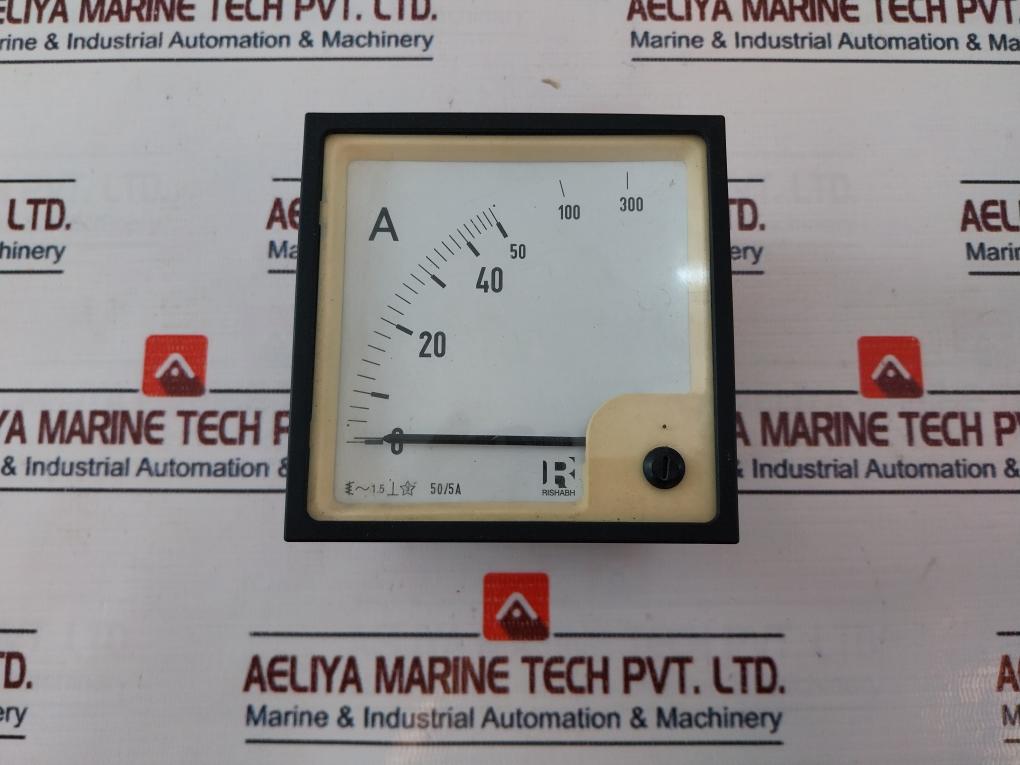 Rishabh 50/5a Ampere Meter - Aeliya Marine