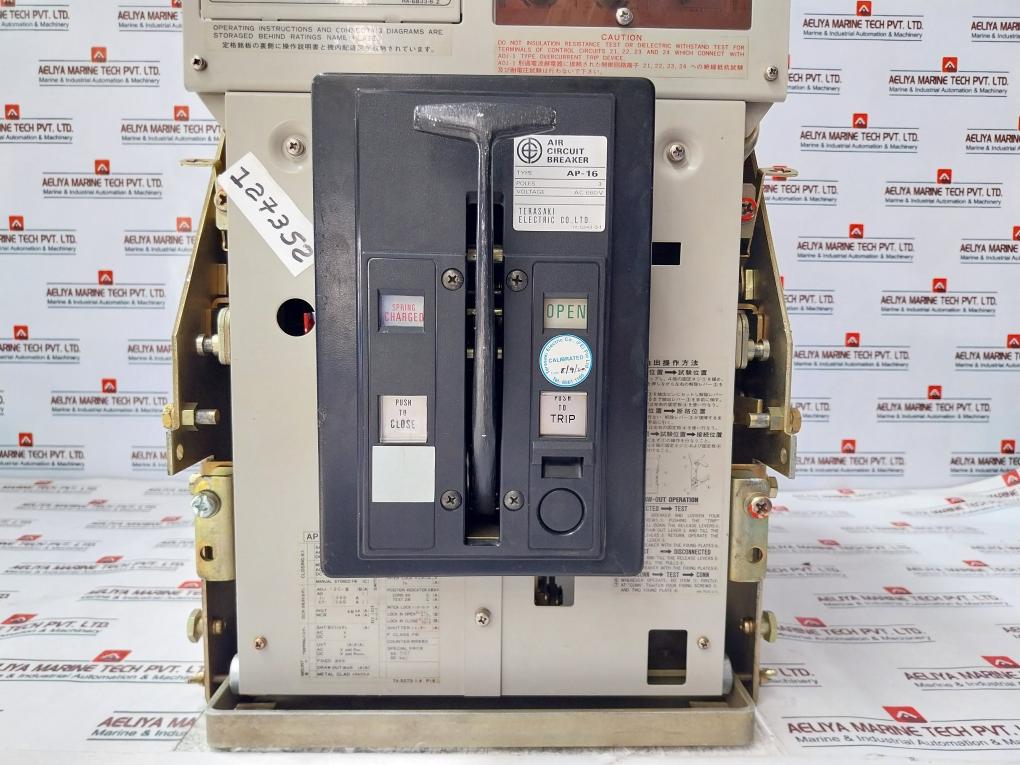Terasaki Electric Ap-16 Circuit Breaker 1600a - Aeliya Marine