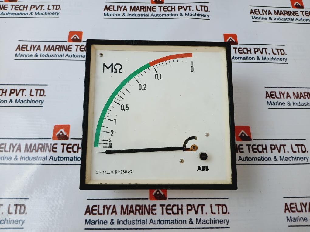 Abb 250 KΩ Panel Meter - Aeliya Marine