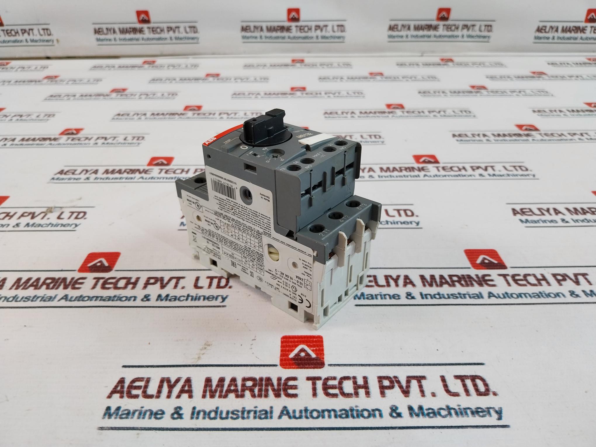 Abb Ms132-16 Manual Motor Starter Class 690v - Aeliya Marine