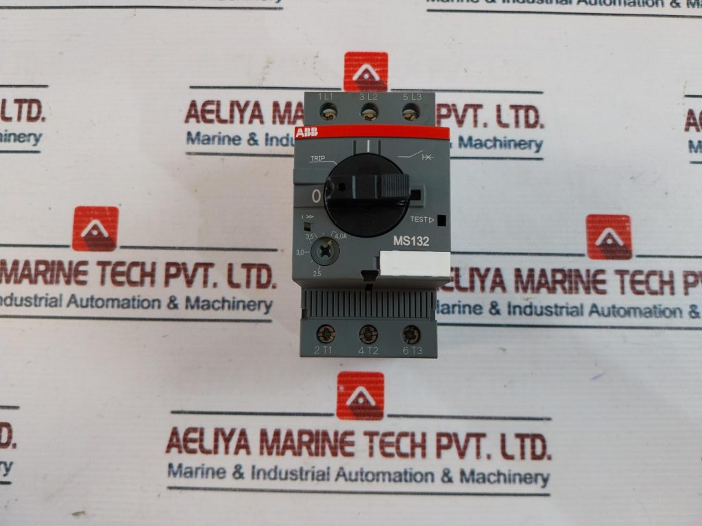 Abb Ms132-4.0 Manual Motor Starter 600v - Aeliya Marine