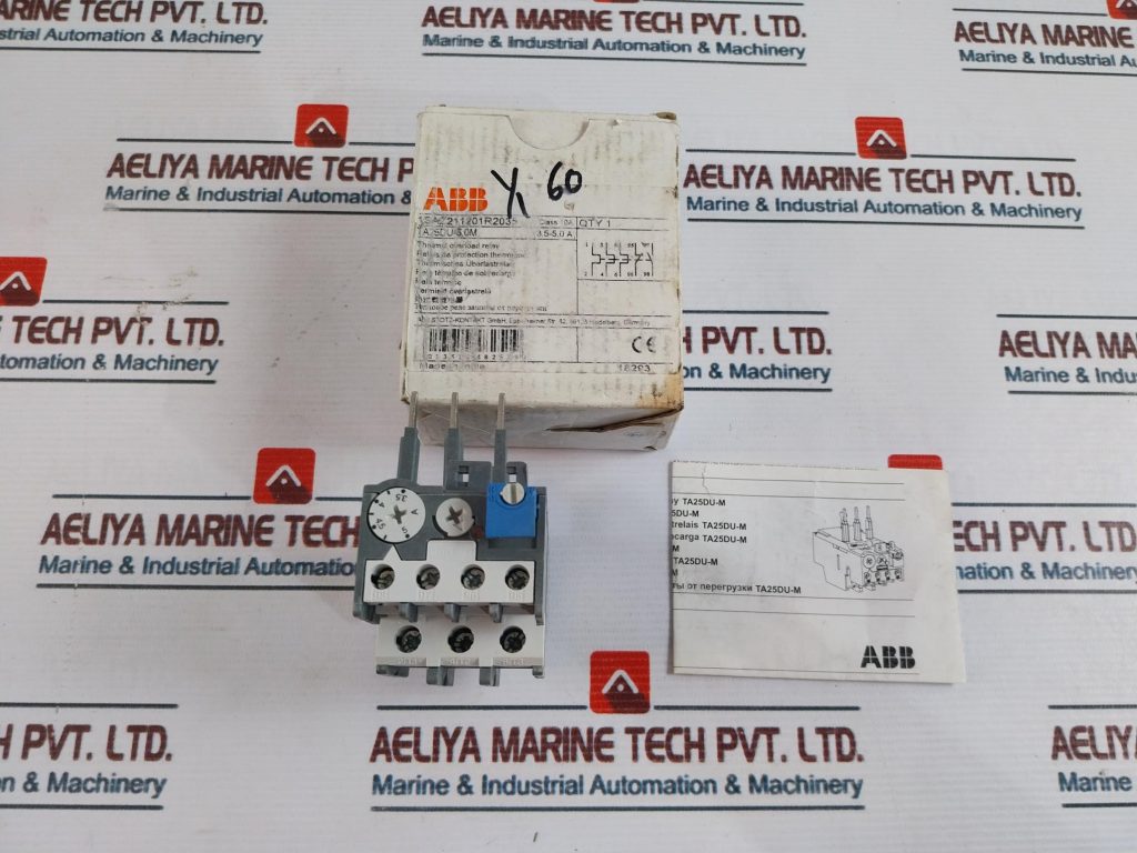Abb Ta25du-5.0m Thermal Overload Relay 600v - Aeliya Marine