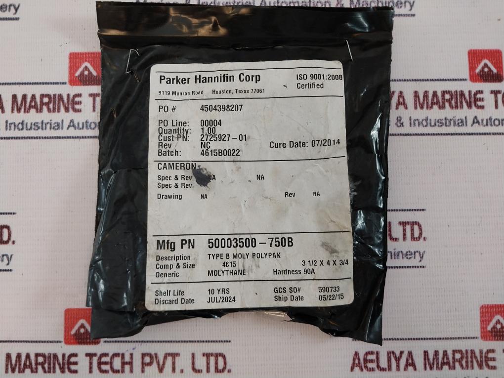 Cameron 50003500-750b Moly Polypak O Ring - Aeliya Marine