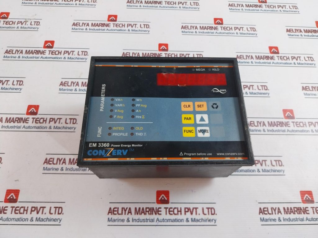 Conzerv Em 3360 Power Energy Monitor 240v - Aeliya Marine