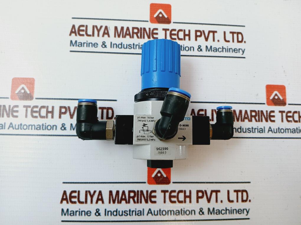 Festo 162590 Regulator With Gauge - Aeliya Marine