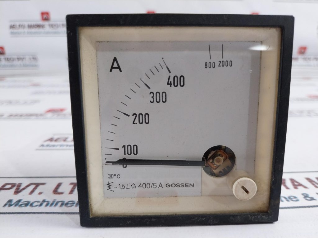 Gossen 400/5a Analog Panel Meter - Aeliya Marine