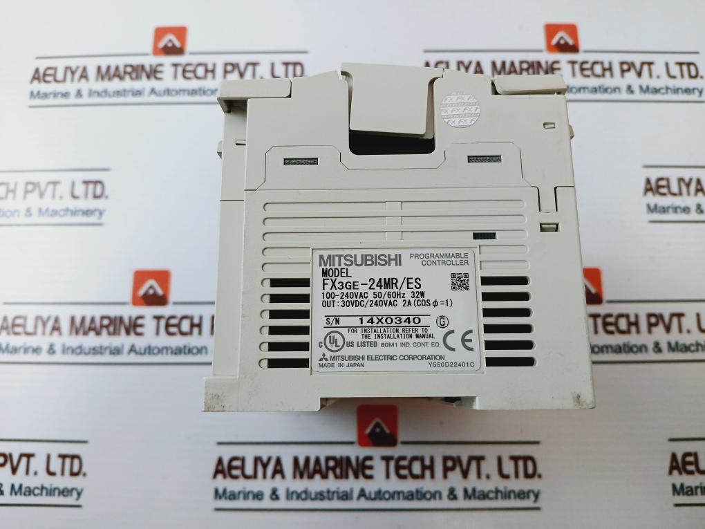 Mitsubishi Electric Melsec Fx3ge-24mr/es Programmable Controller 240 V ...