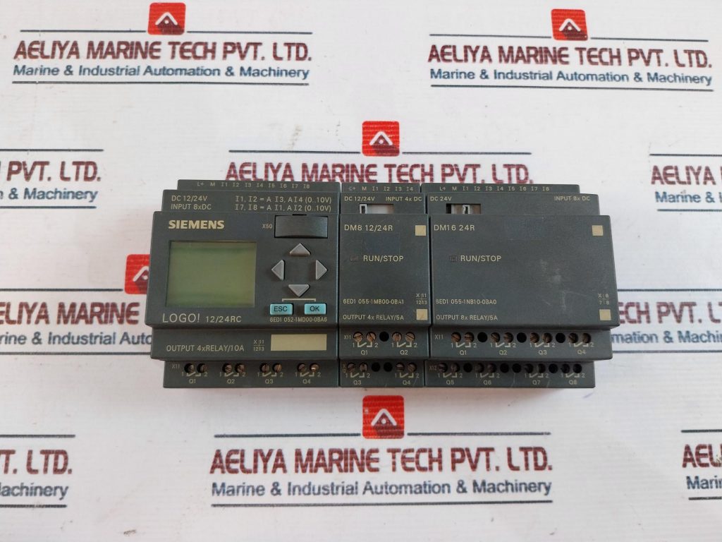 Siemens 6ed1 052-1md00-0ba6 Logo! 12/24rc Logic Module 24v - Aeliya Marine