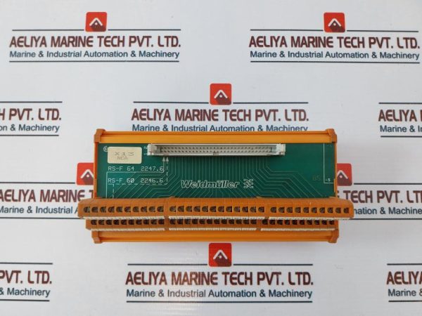 Weidmuller Rs-f 64 2247.6 Pin Terminal Block - Aeliya Marine