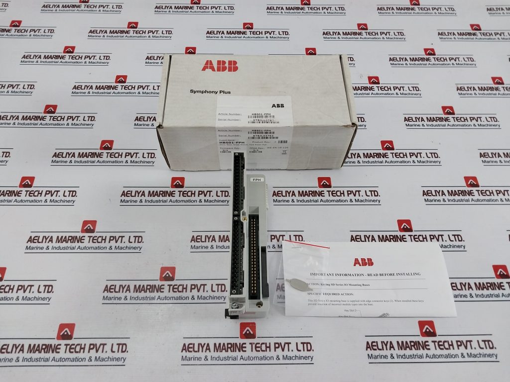 Abb Hbs01-fph Horizontal Row Mount Base For Single Module 125v - Aeliya ...