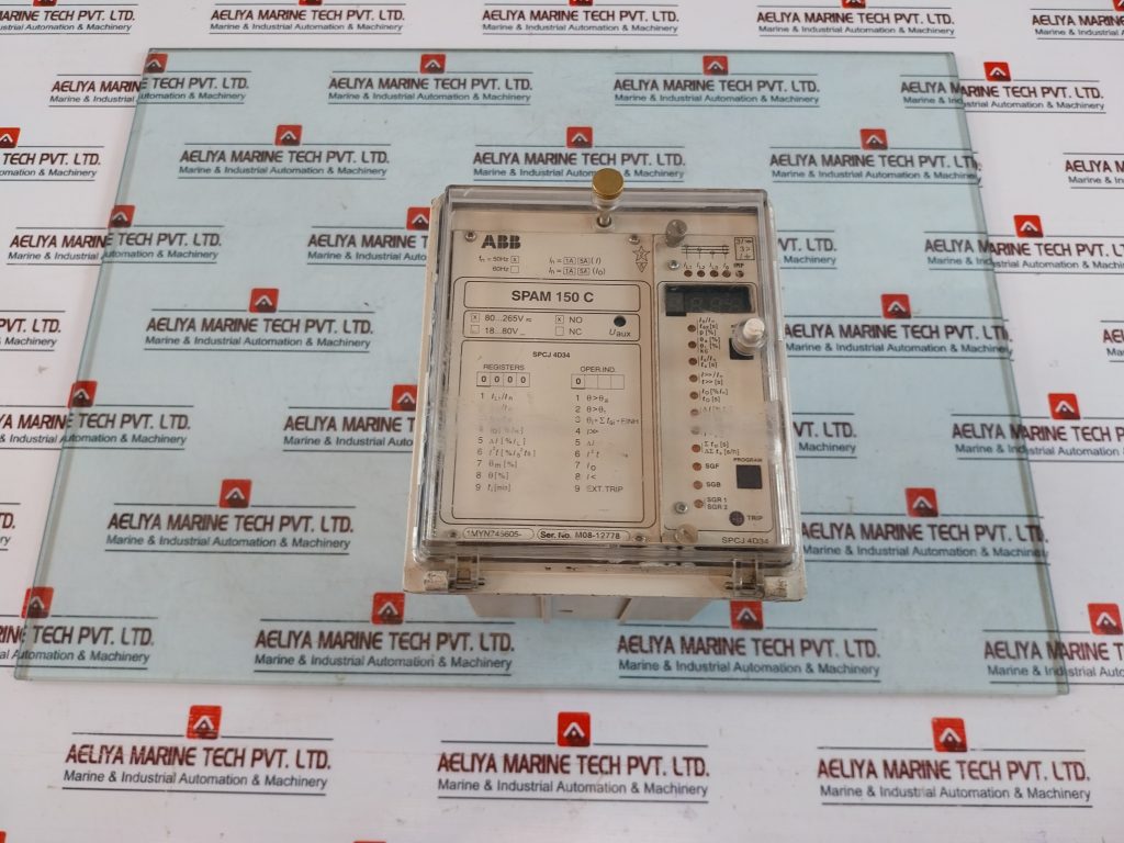 Abb Spam150c Motor Protection Relay - Aeliya Marine