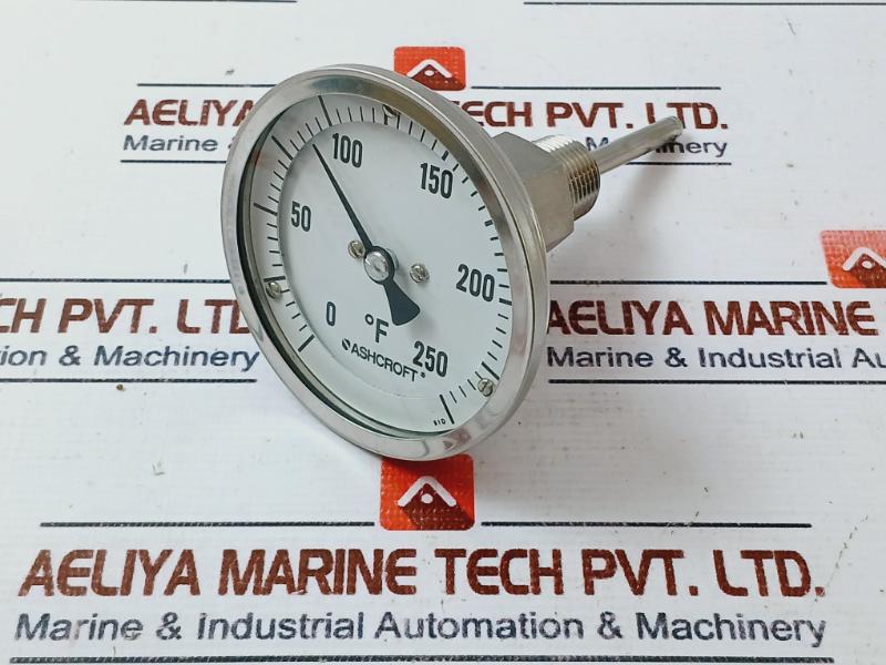 Ashcroft 0-250°f Bimetal Thermometer - Aeliya Marine