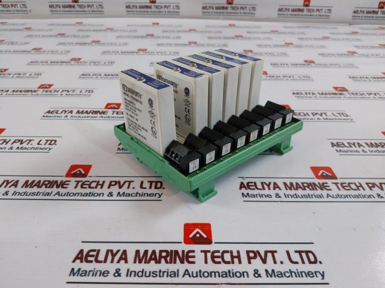 Dataforth Phoenix Scmpb07 Analog Voltage Input Module With Back Panel - Aeliya Marine