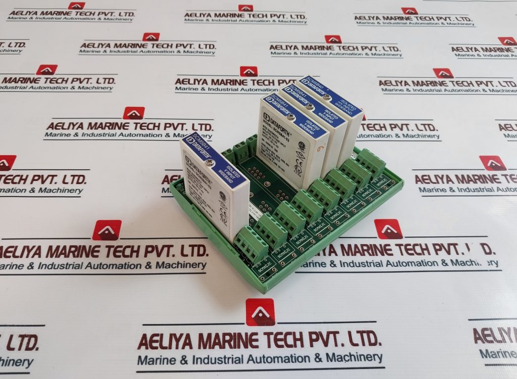 Dataforth Scmpb07-3 8 Channel Backpanel W/analog Voltage Input Module - Aeliya Marine