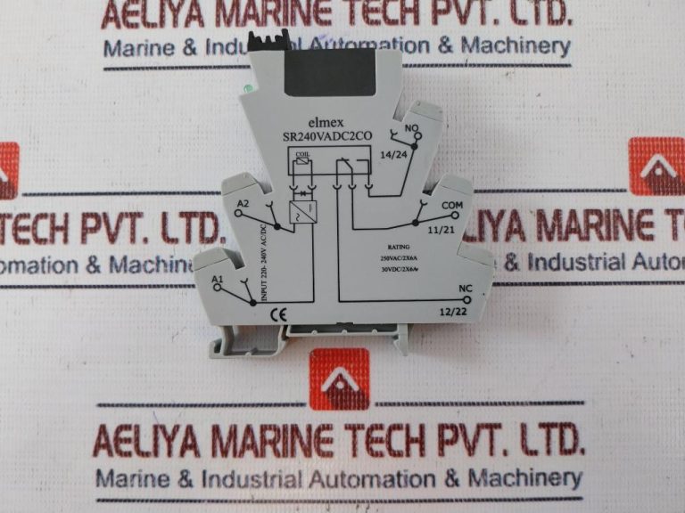 Elmex Sr240vadc2co(G) Slim Relay 250vac - Aeliya Marine