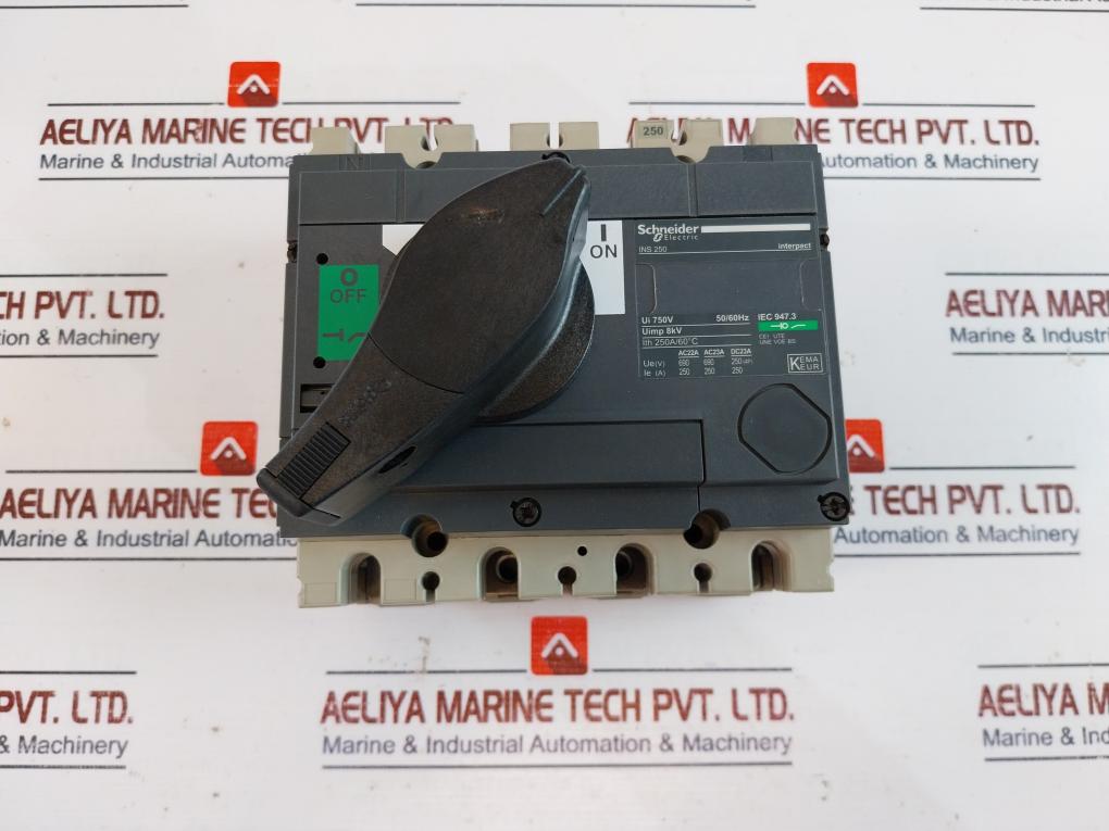Schneider Electric Ins 250 Switch-disconnector 750v - Aeliya Marine