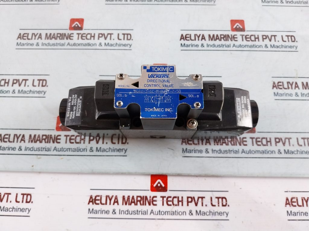 Tokimec Dg4v-3-6c-m-p2-t-7-50 Directional Valve 110v - Aeliya Marine