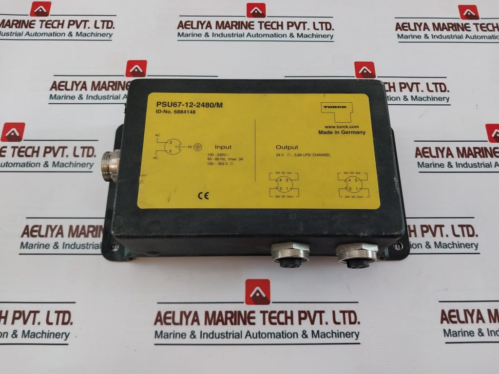 Turck Psu67-12-2480/m Power Supply Module 240v - Aeliya Marine