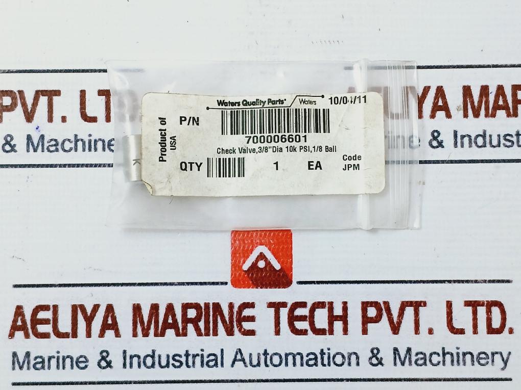 Waters 700006601 Check Valve Code - Aeliya Marine