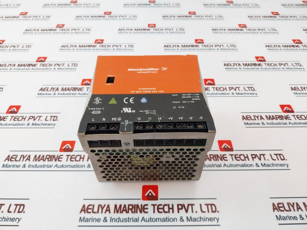Weidmuller Cp Snt 250w 24v 10a Connectpower Power Supply - Aeliya Marine