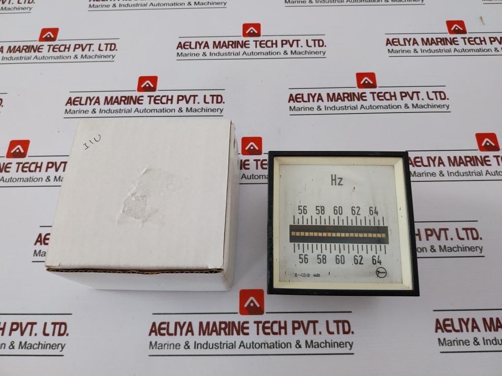 Janssen 55…60…65Hz Frequency Meter 440V - Aeliya Marine
