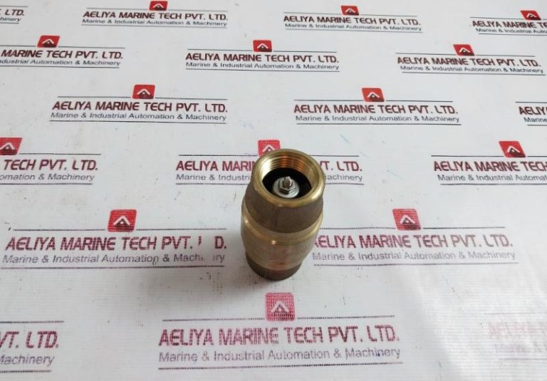 Strataflo 400 Check Valve W Fpt-spring Loaded Brass Body-s Steel Seat ...